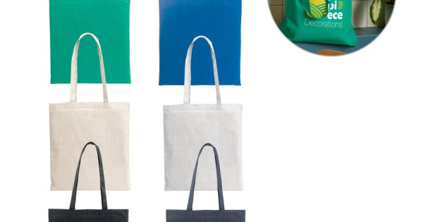 Sacola em Algodão Reciclado Personalizada - ENE Brindes Personalizados